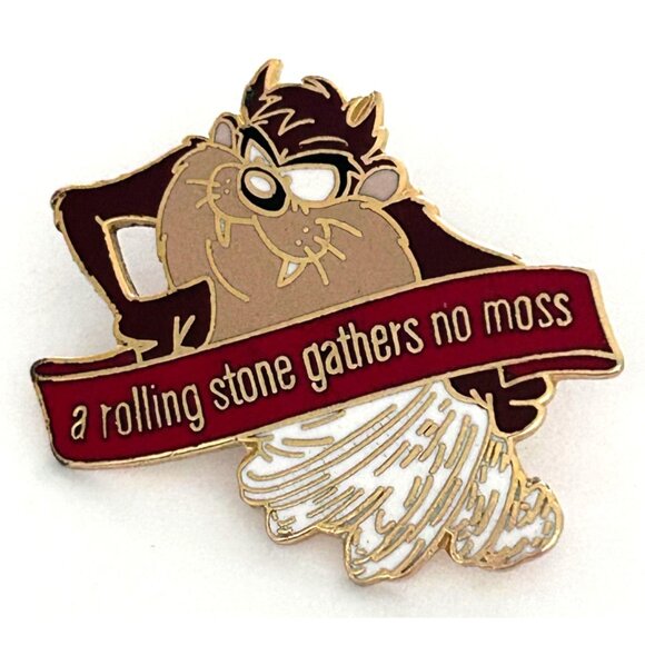 Warner Brothers | Other | Vintage Warner Bros Taz Tasmanian Devil Lapel ...